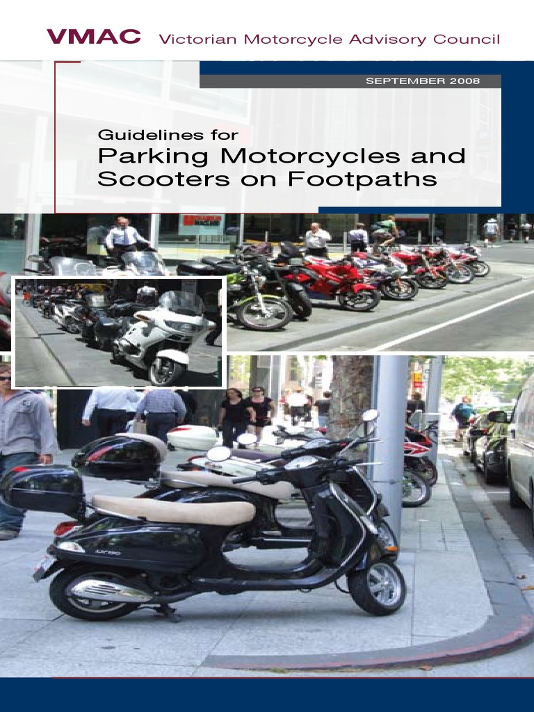 Guidelines Parking Motorcycles Scooters | PDF | Pedestrian | Victoria ...
