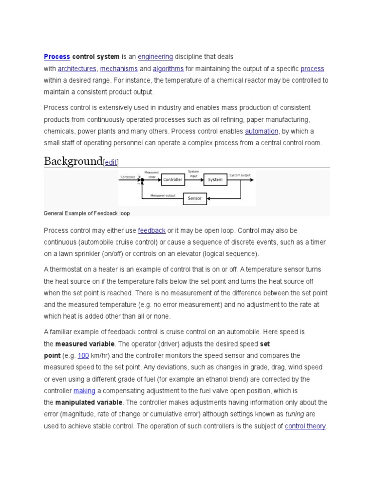 Background: Engineering Architectures Mechanisms Algorithms Process | PDF | Process Control ...
