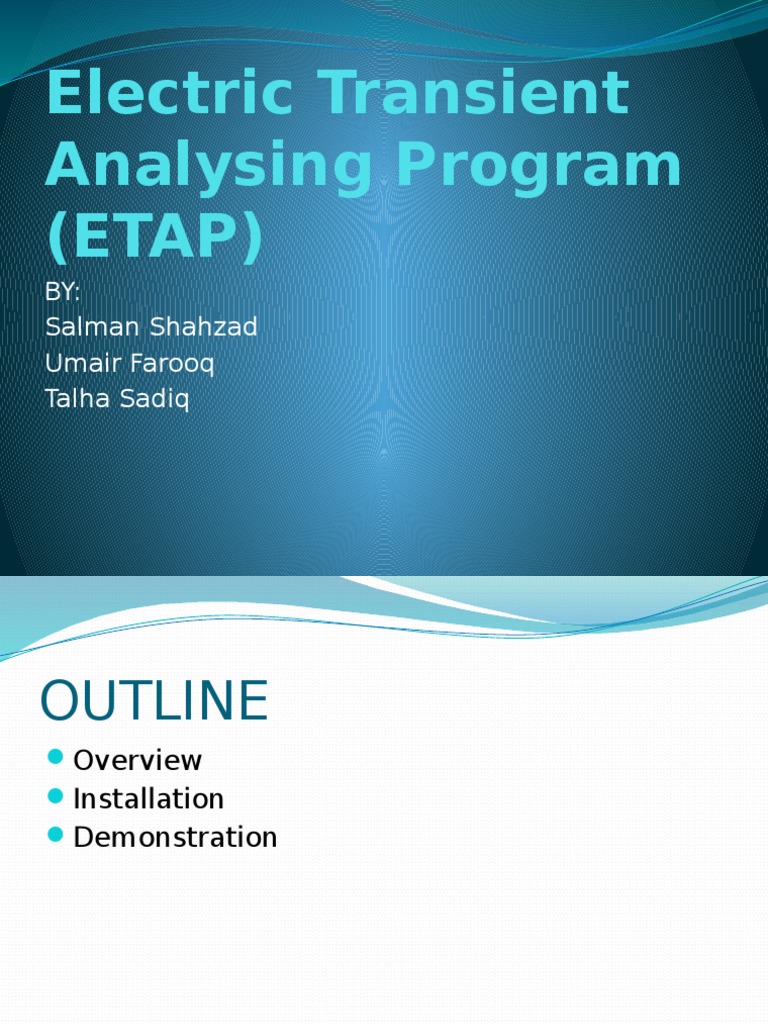ETAP Software Guide - Electric Transient Analysis Program | PDF