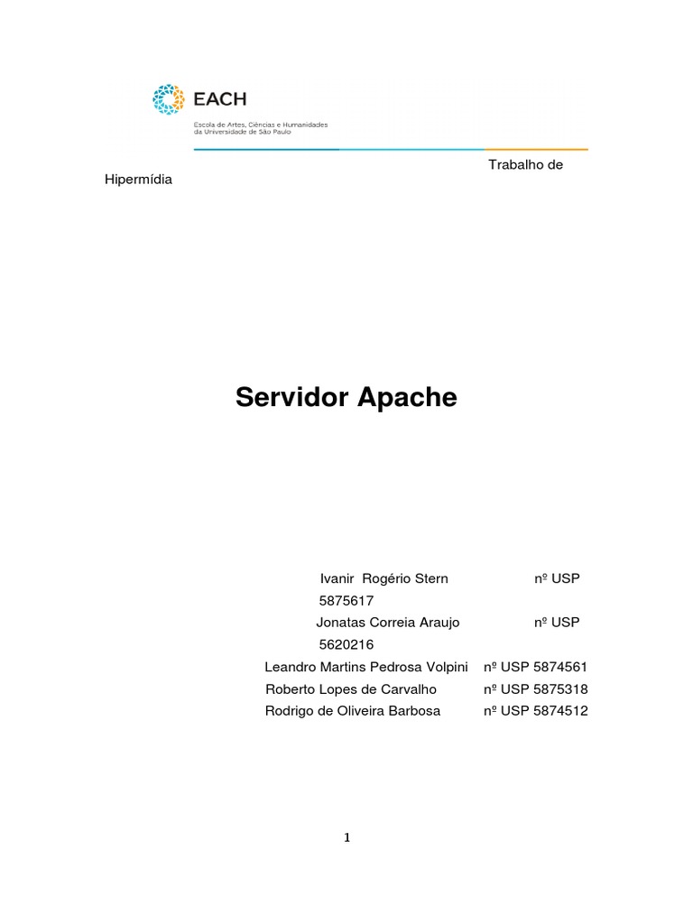 Resumo Do Servidor Apache | PDF | Servidor HTTP Apache | Protocolo de transferência de hipertexto