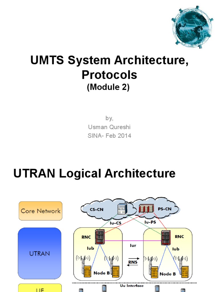 UMTS System Architecture, Protocols: (Module 2) | PDF | Code Division Multiple Access ...