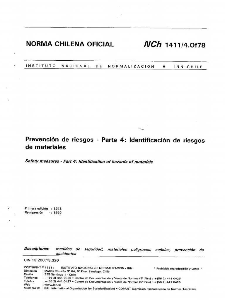 NCH 1411 4 Of78 | PDF