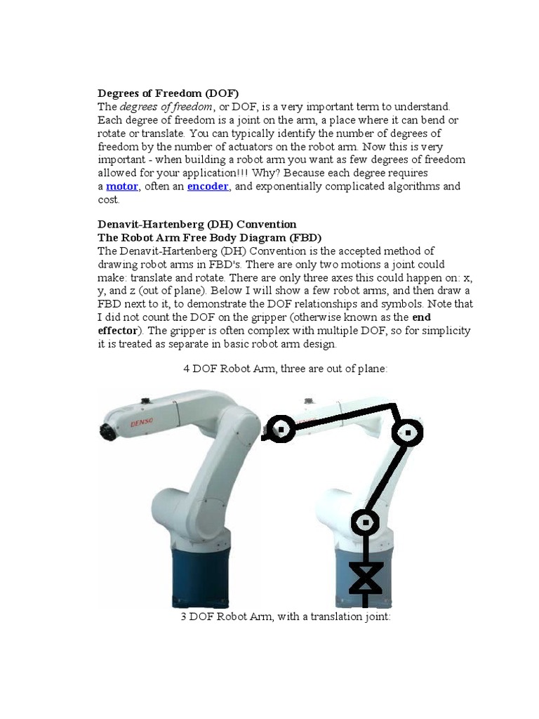 Robotic Arm | PDF | Torque | Robot