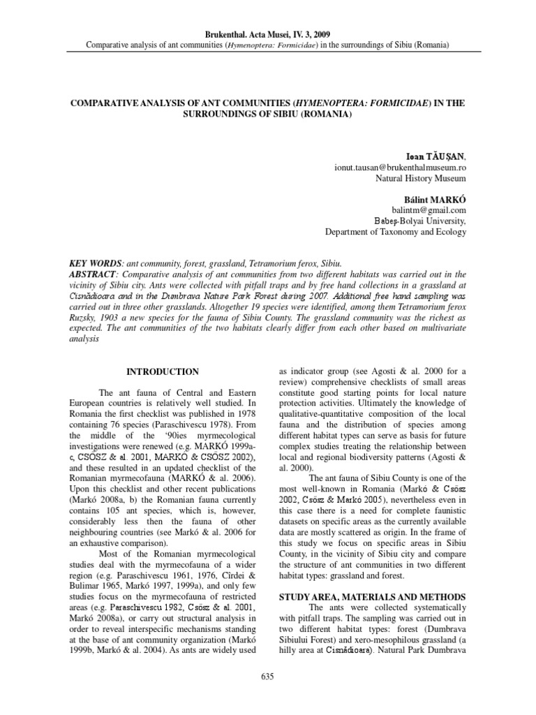 Tausan & Marko | PDF | Ant | Principal Component Analysis
