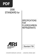 AHRI Standard 700-2016 | PDF | Phase (Matter) | Gas Chromatography