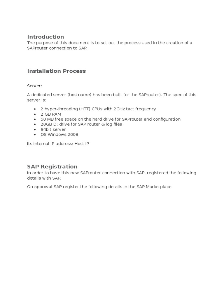 Install Sap Router (Windows) | PDF | 64 Bit Computing | Router (Computing)