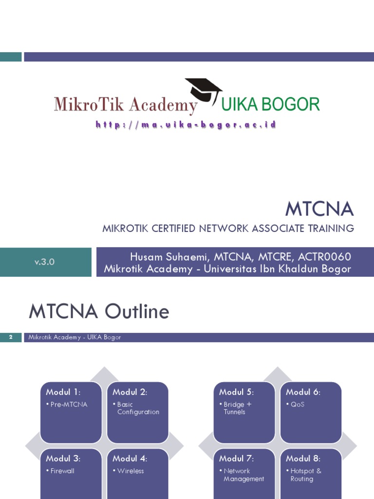 MTCNA v3 | PDF