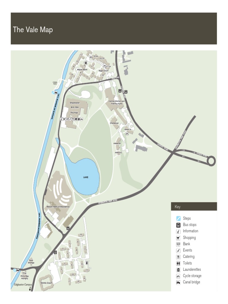The Vale Map: Maple Bank Elgar Court | PDF