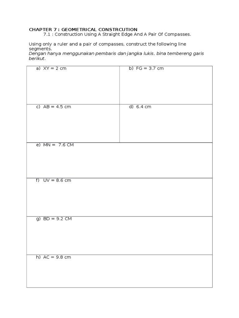 Geometrical Construction Guide | PDF | Teaching Methods & Materials ...