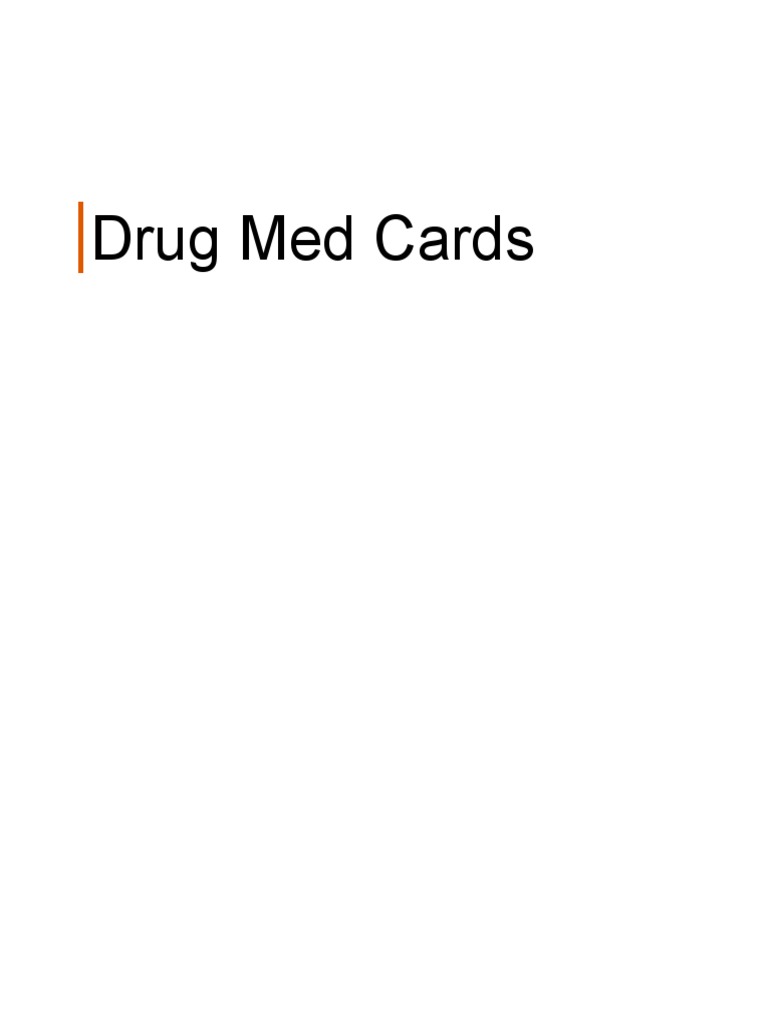 NCLEX Drug Cards | PDF | Benzodiazepine | Opioid