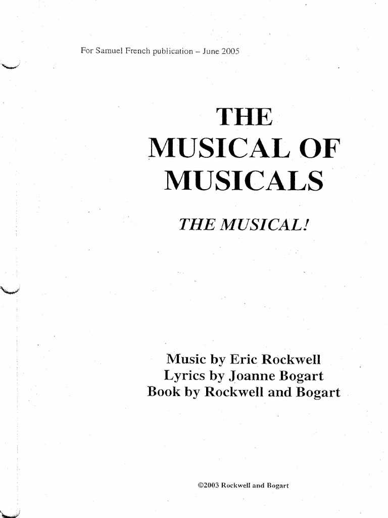 The Musical of Musical Libretto