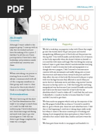 Dance Reflection Paper | PDF