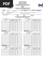 Deped Form 138-E Report Card Grades 4 To 6 Blank | PDF