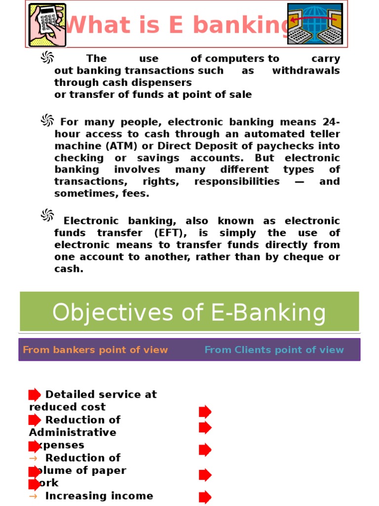 What Is E Banking | PDF | Cheque | Debit Card