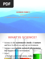 Science Form One - Introduction To Science | PDF | Measurement | Area