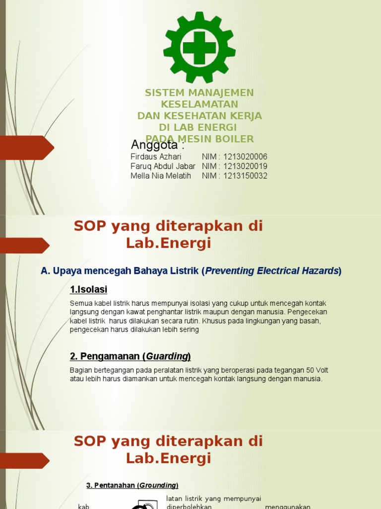 SOP Mesin Boiler | PDF