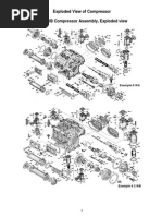 Hasegawa VZ/VZL Compressor Parts Catalog | PDF | Piston | Pump