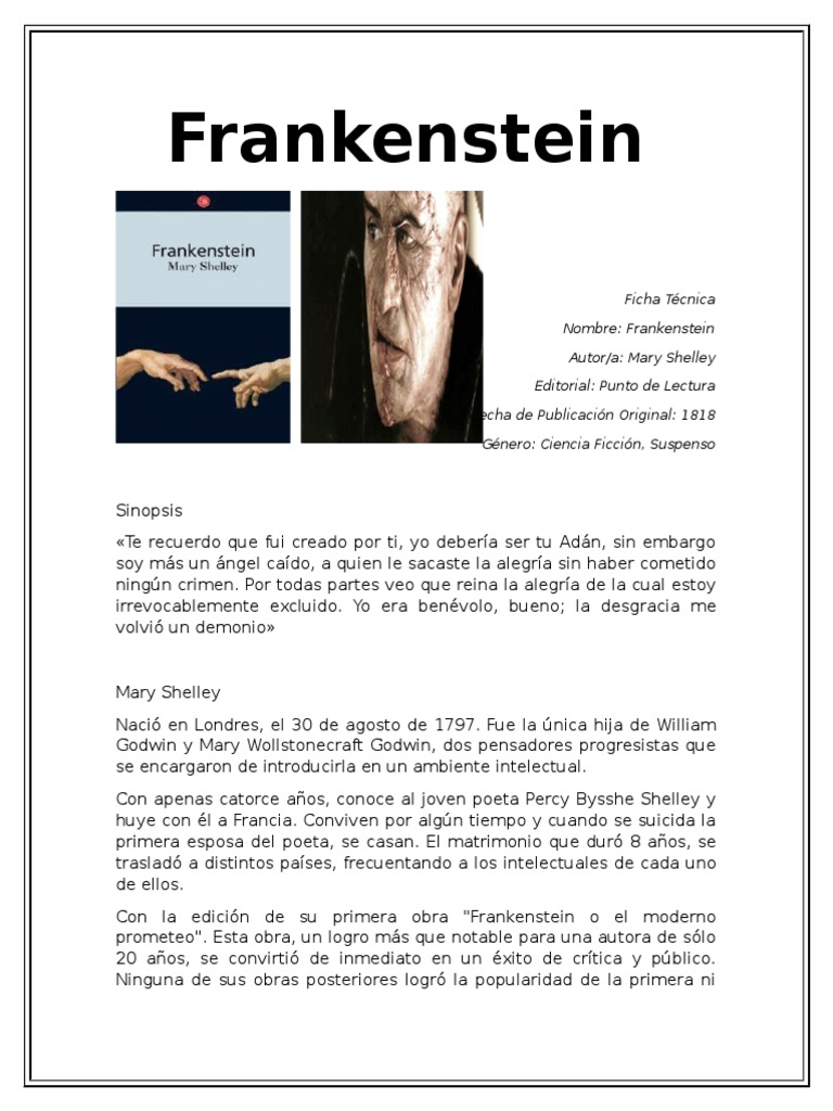Frankenstein | PDF | Frankenstein | Mary Shelley