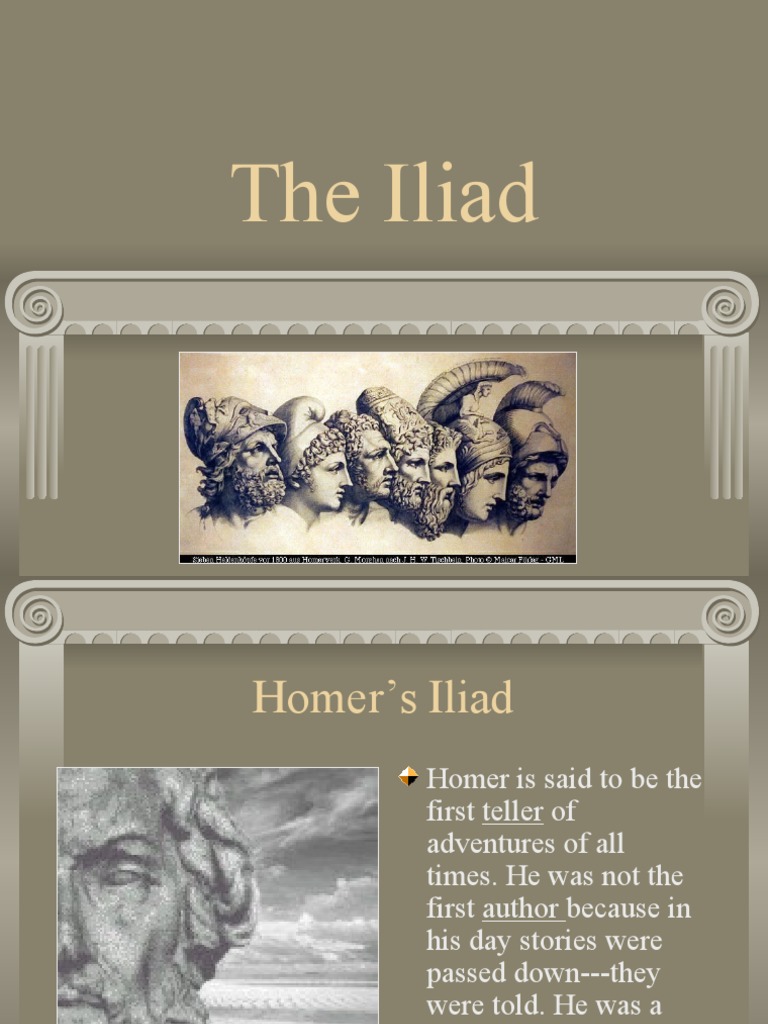 The Iliad Power Point | PDF | Achilles | Paris (Mythology)