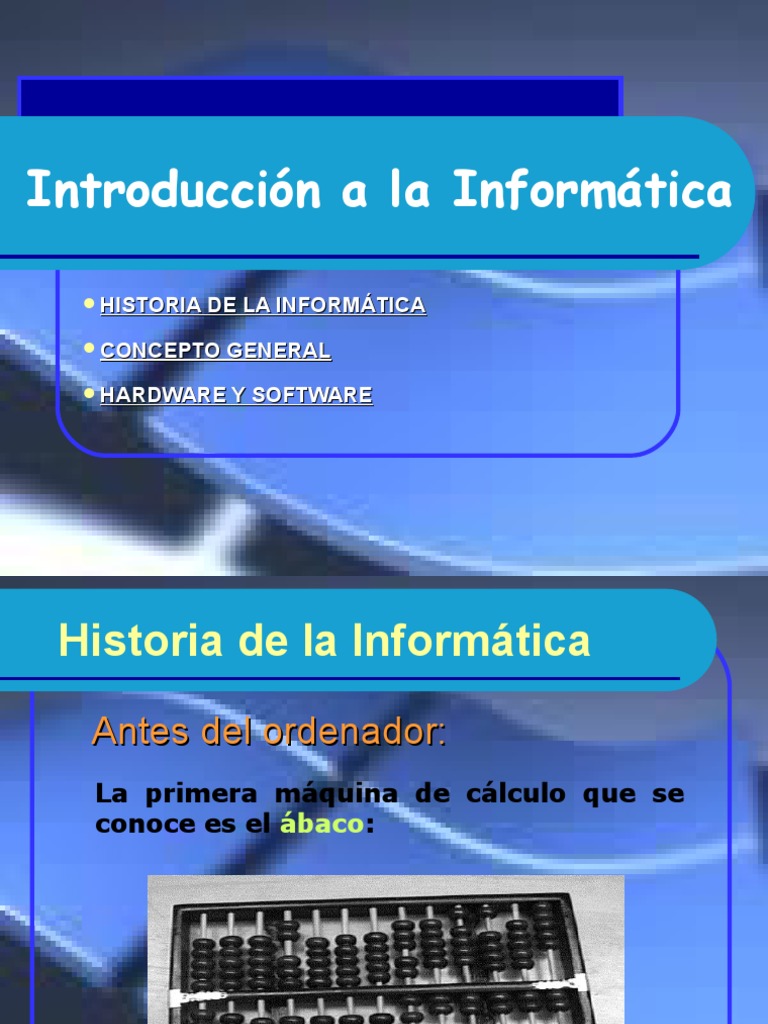 Introduccion A La Informatica | PDF