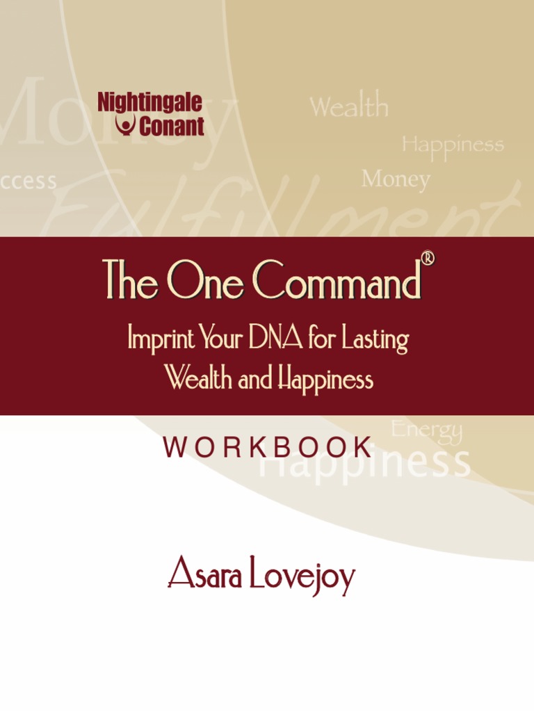 The One Command | PDF | Thought | Unconscious Mind