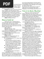 Revised Blood Potency Table for VTM | PDF | Vampires | Tabletop Games