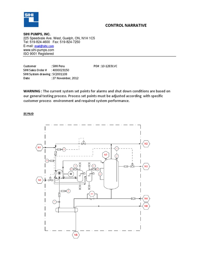 SIHI - Control Narrative Proc Compressor Unit | PDF | Gas Compressor ...