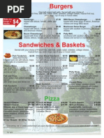 Server Menu Test Answer | PDF | Salad | Hamburgers