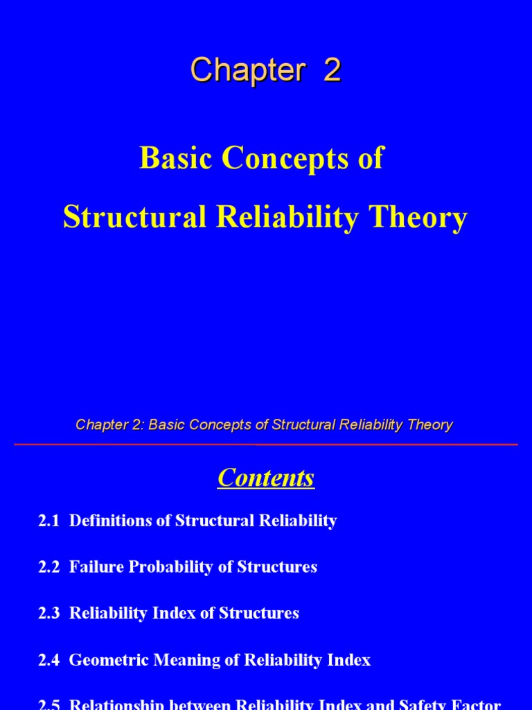 Structural Reliability Pdf Fracture Reliability Engineering