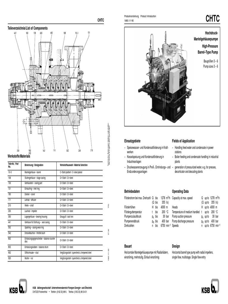 KSB BFB Pump 1 PDF | PDF
