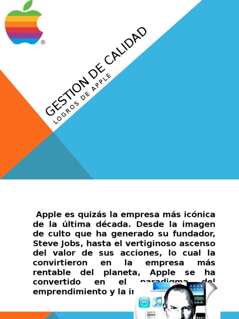 Gestion de Calidad Apple | PDF | Apple Inc. | Macintosh