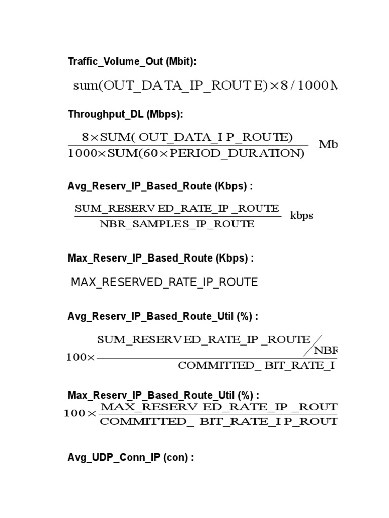 IP Route Performance Metrics Analysis | PDF | Computers