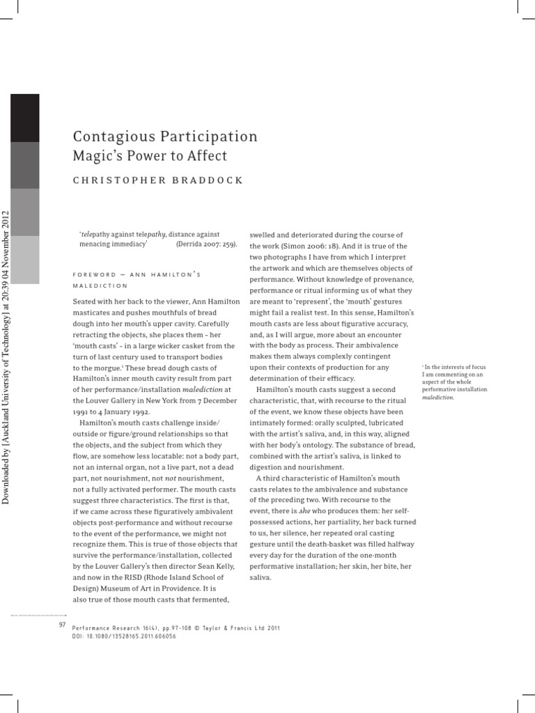 Contagious Participation Magic's Power To Affect (2011) | PDF | Magic ...