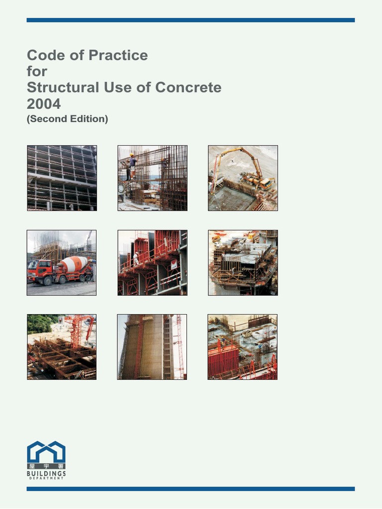 Code of Practice For Structural Use of Concrete 2004 | PDF | Strength ...