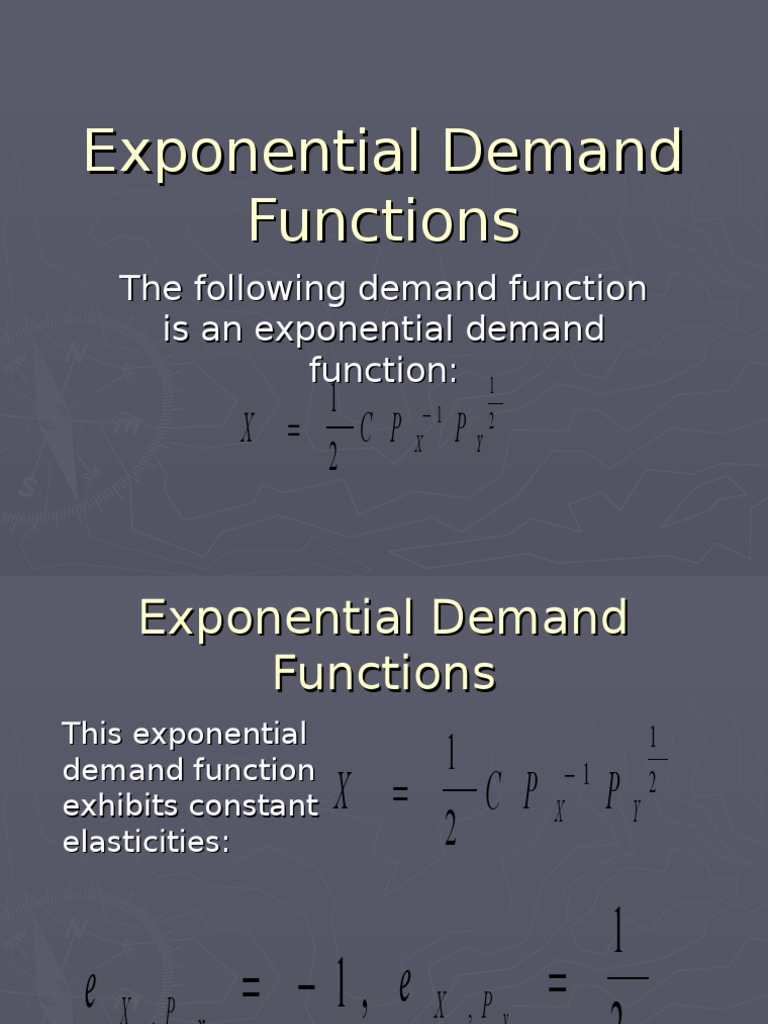 Exponential Demand Functions | Download Free PDF | Demand | Government ...