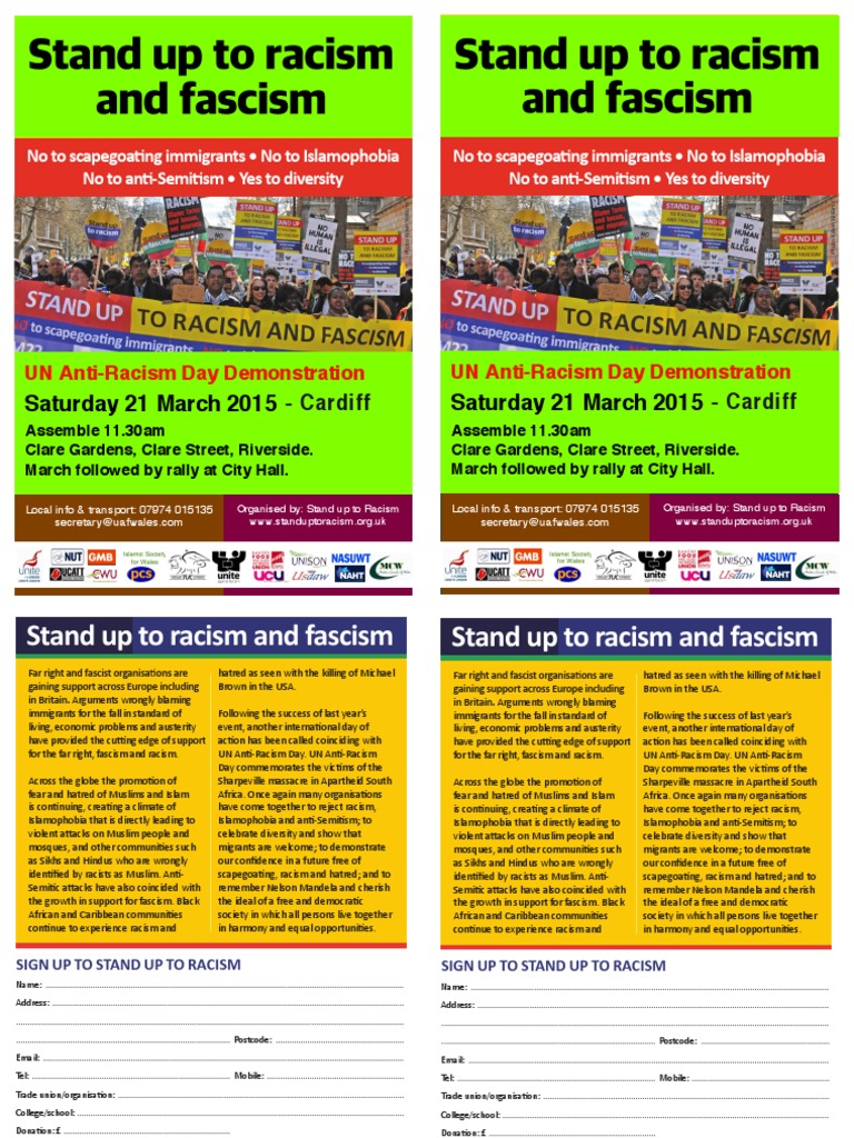 SUTR Leaflet - A5 (Cardiff 2015) | PDF | Islamophobia | Discrimination ...