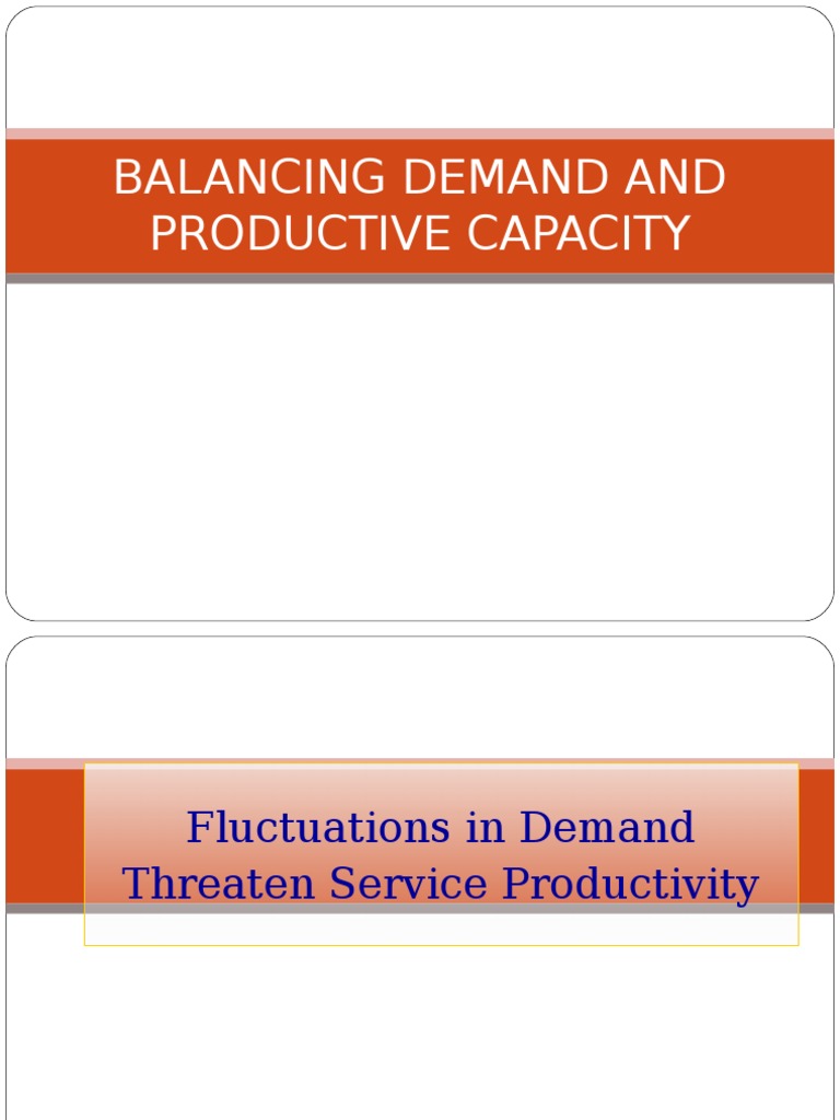 Balancing Demand and Productive Capacity | PDF | Distribution (Business ...