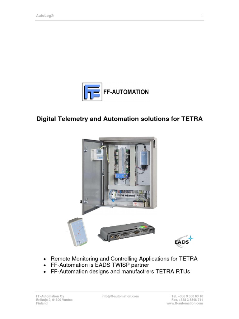 Digital Telemetry and Automation Solutions For TETRA | PDF | Scada ...