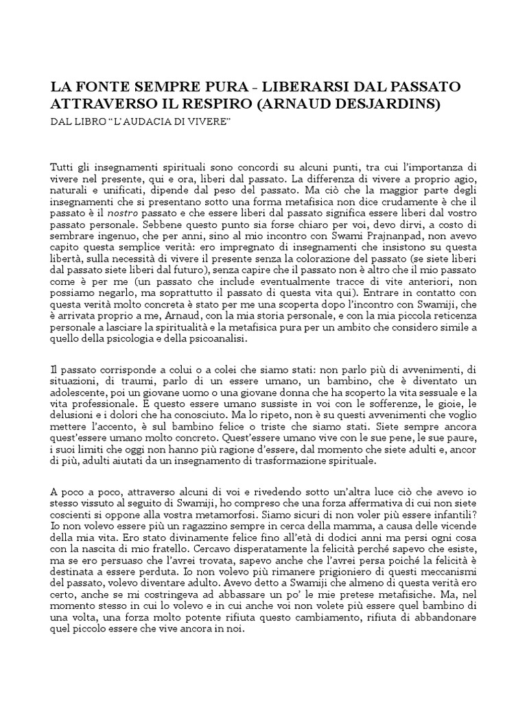 La Fonte Sempre Pura | PDF