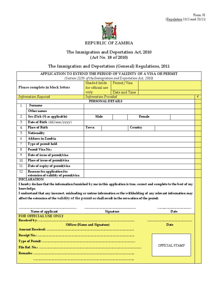TEP Extension Form | PDF | Immigration Law | Government