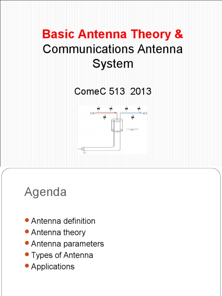 Basics Antennas | PDF | Antenna (Radio) | Mimo
