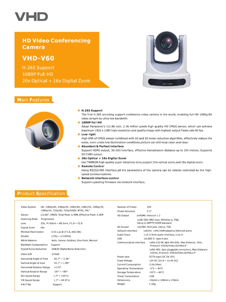VHD V60 Datasheet | PDF