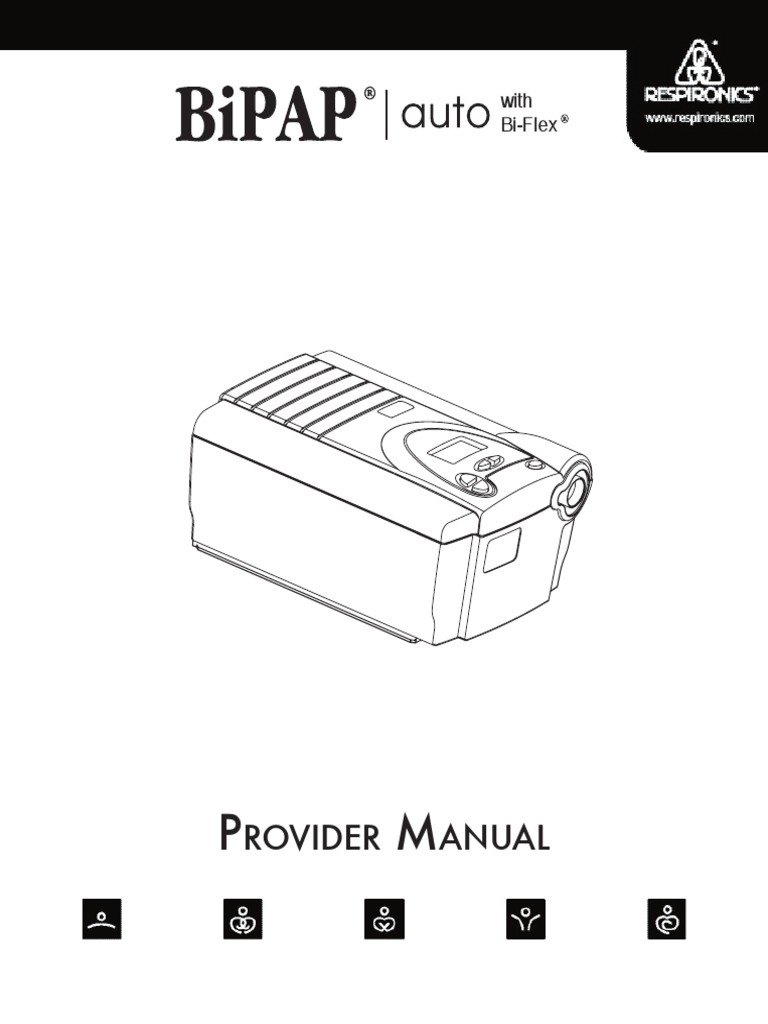 Respironics BiPAP Auto Bi Flex Provider Manual NOT Mseries | PDF ...