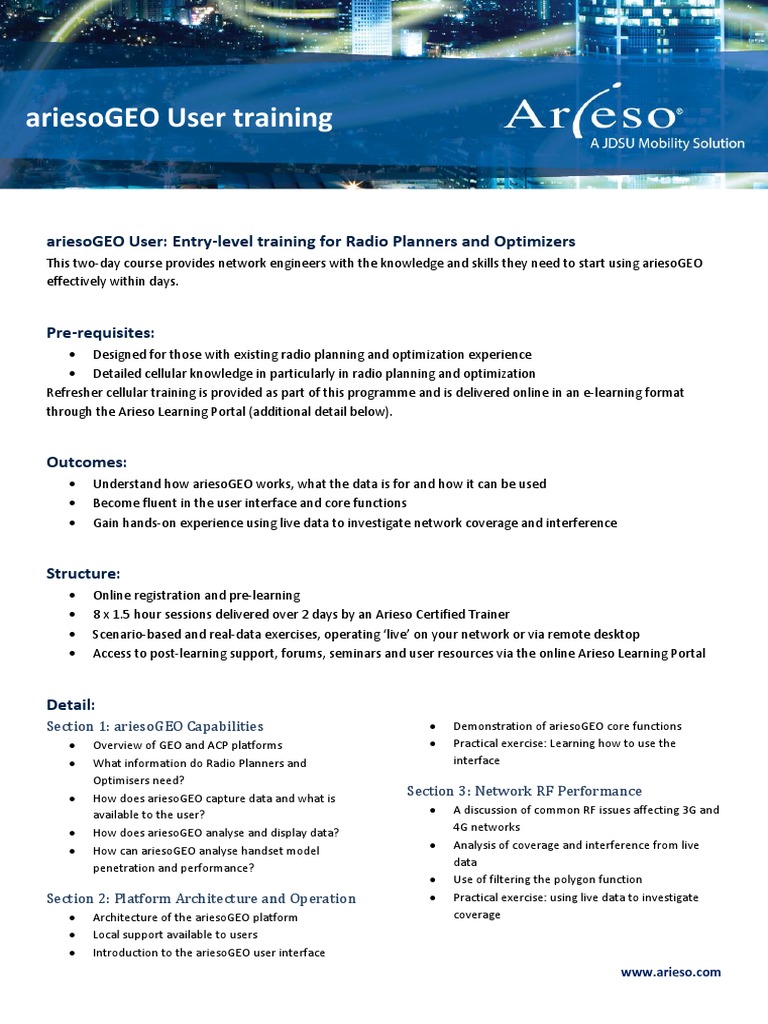 Ariesogeo User Training | PDF | Educational Technology | Computing