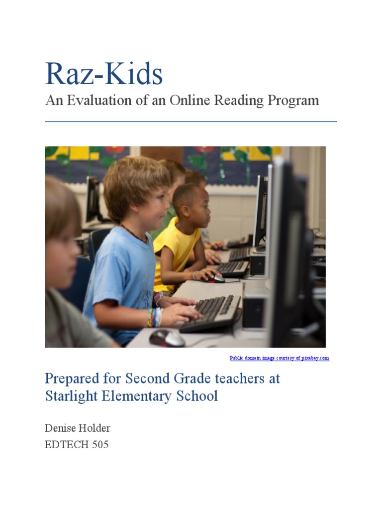 Raz-Kids Program Evaluation Report | PDF | Reading Comprehension ...