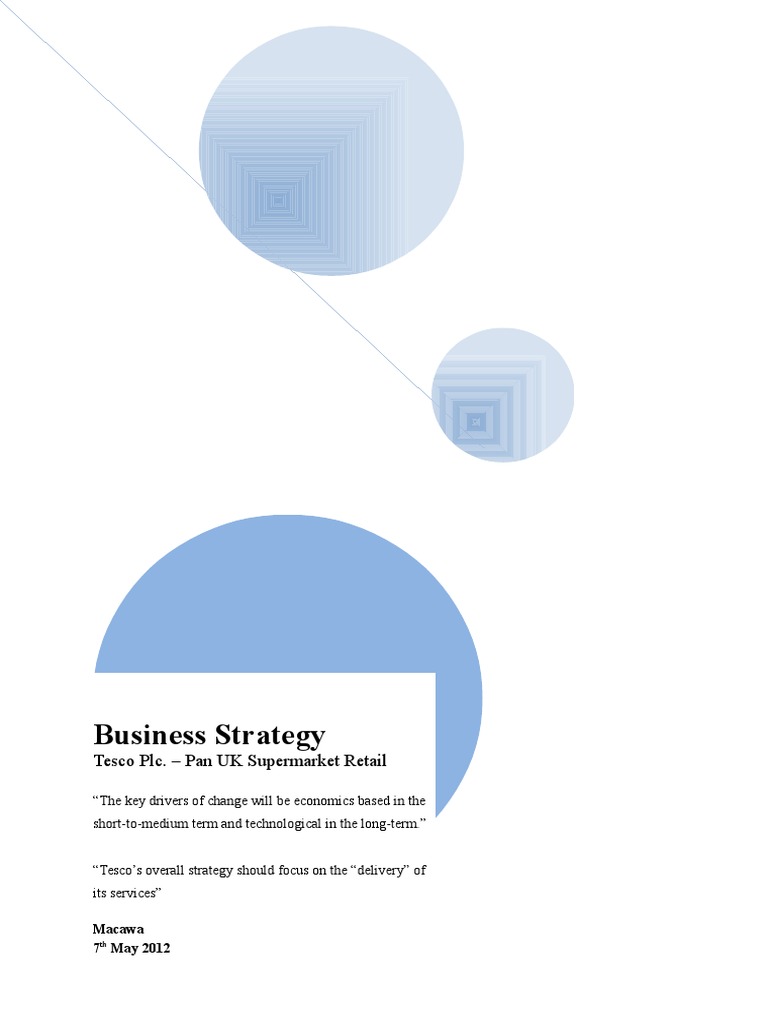 Business Strategy Tesco | PDF | Tesco | Strategic Management