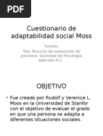 Test de Moss Ficha Técnica | PDF | Liderazgo | Toma de decisiones