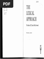 Lewis Michael The Lexical Approach | PDF
