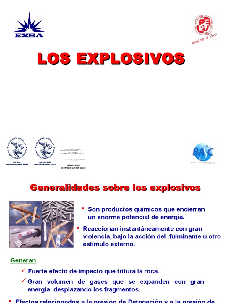Seguridad Explosivos.ppt | Material explosivo | Química