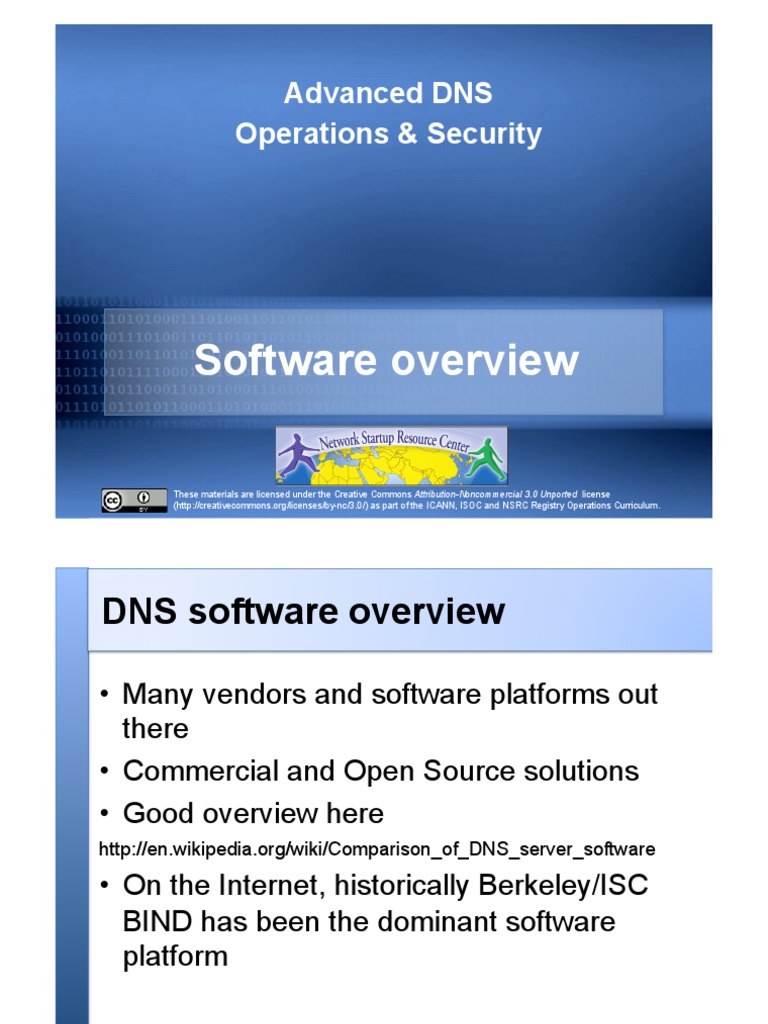 Advanced DNS Software Overview | PDF | Computers | Technology & Engineering